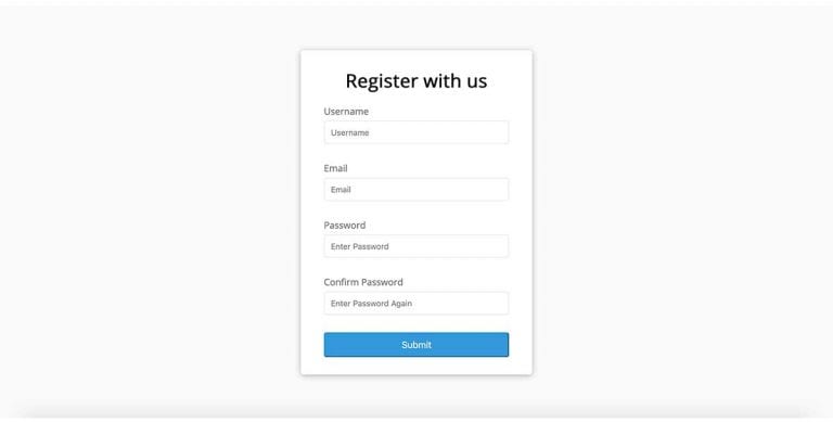 Registration Form Validation with JavaScript